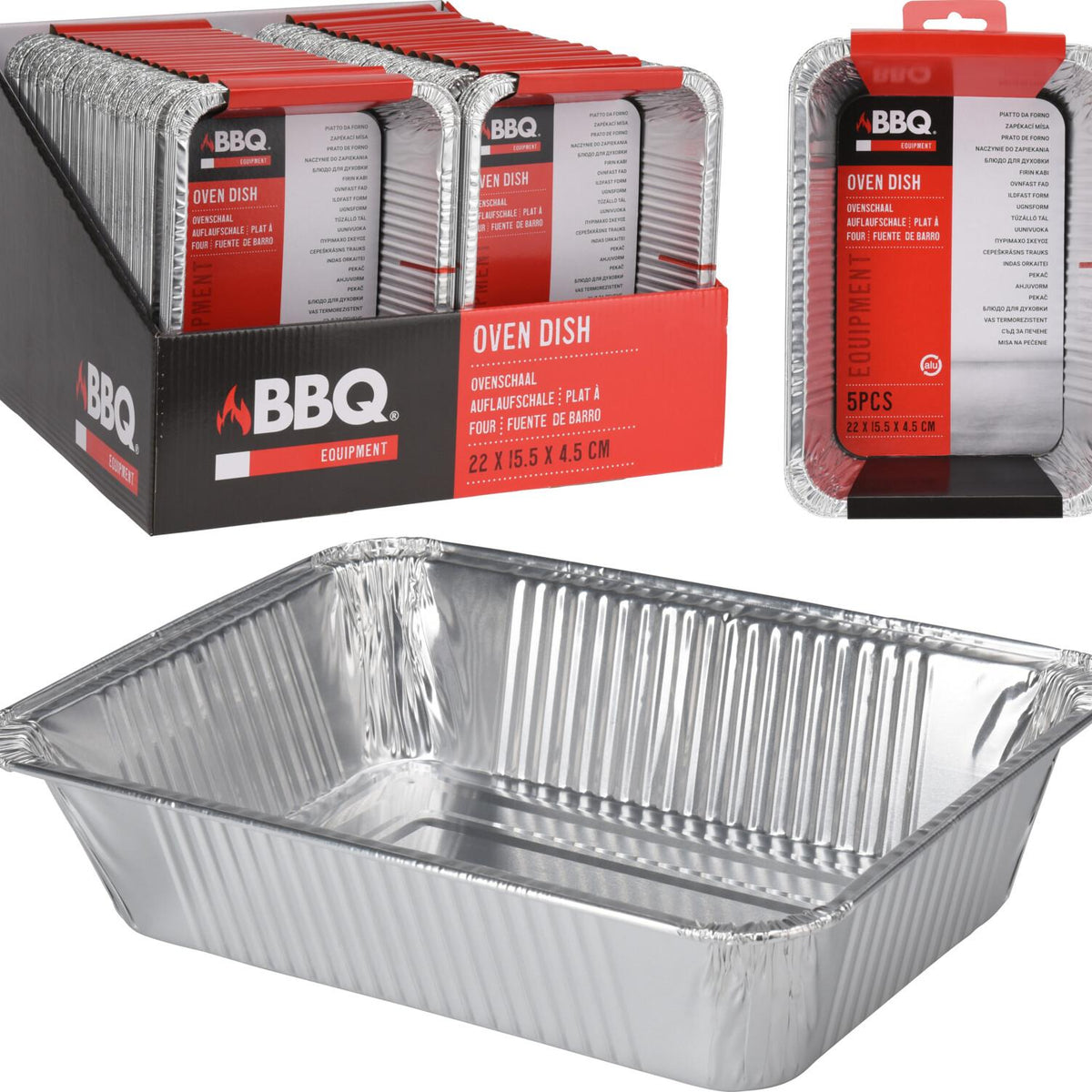 Aluminum Grill Tray Set for Baking 4pcs – Convoy Truck Shop HU
